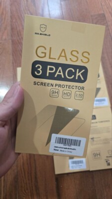 Mr. Shield 3-Pack Tempered Glass Screen Protector for CAT S62/ S62 Pro ...