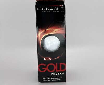 Pinnacle Gold Precision Golf Balls *3Pack* UNOPENED AAAA | eBay