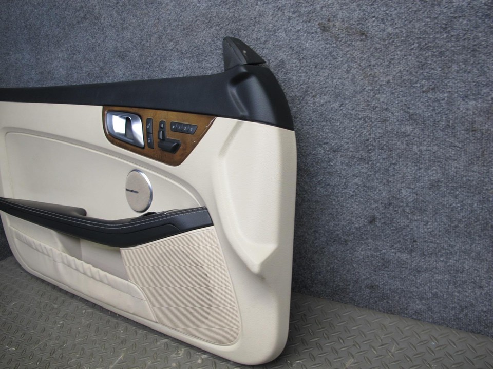 12-16 MERCEDES R172 SLK FRONT LEFT & RIGHT SIDE INTERIOR DOOR PANEL ...