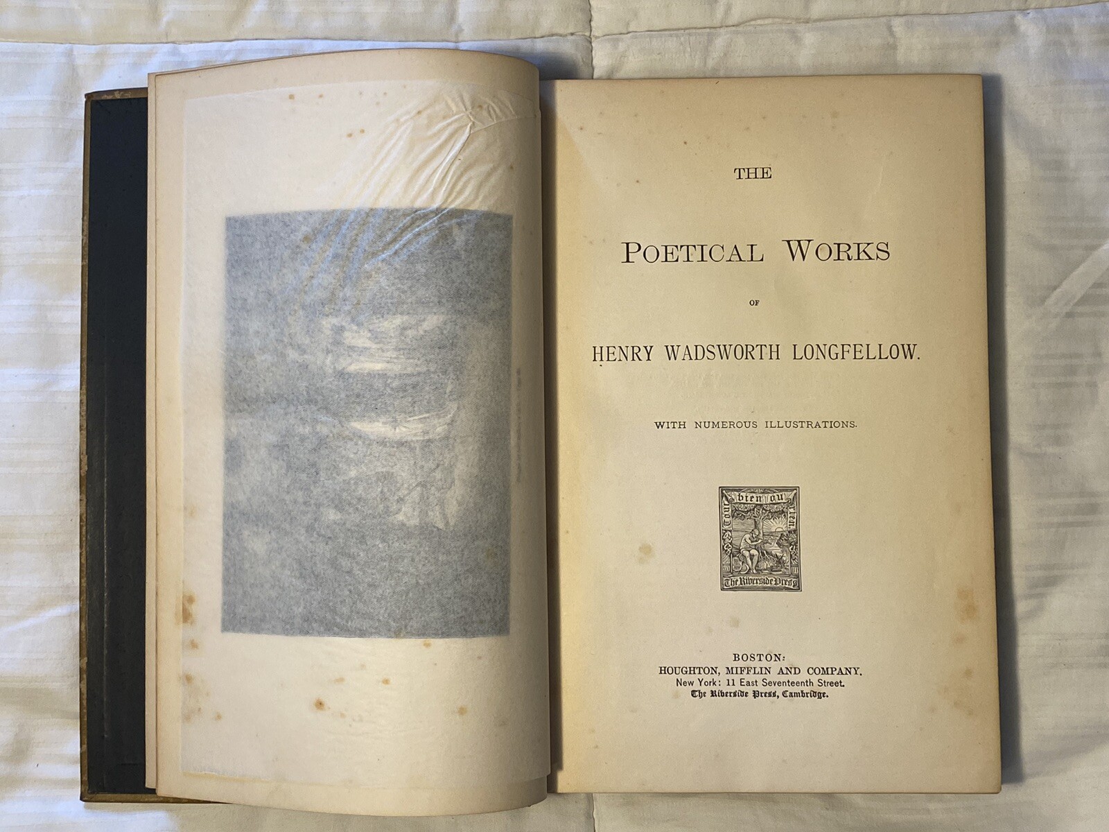 Henry Wadsworth Longfellow’s Poetical Works Illustrated Houghton ...