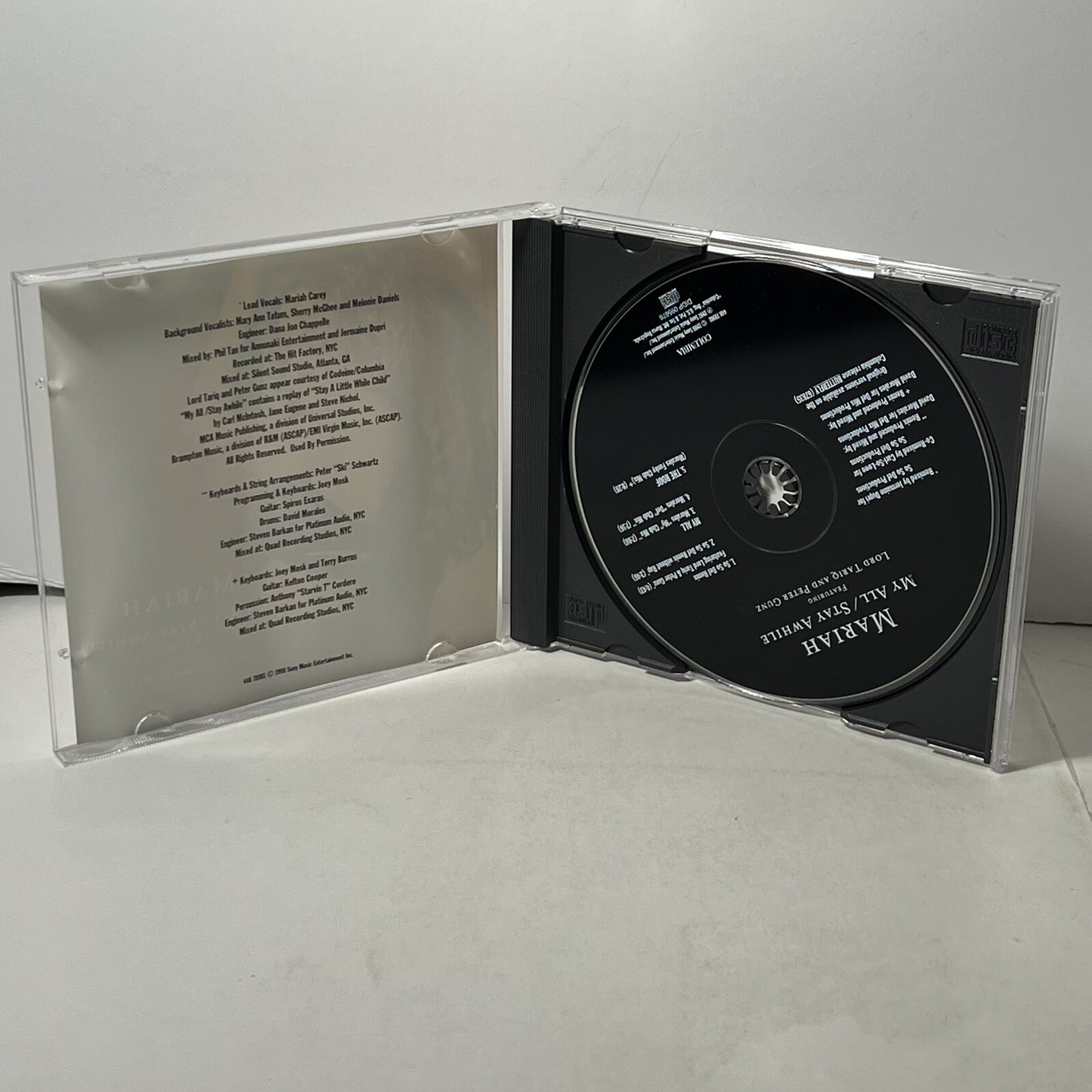 Mariah Carey My All / Stay Awhile Cd Maxi Single 5 Tracks Like New ...