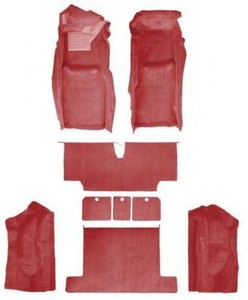 1976 - 1977 Corvette Complete Carpet Set in ALL Original Factory Colors ...