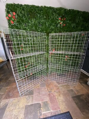 6x Gabion Basket Steel Retaining Stone Garden Wall 100 x 46 x 30cm ...
