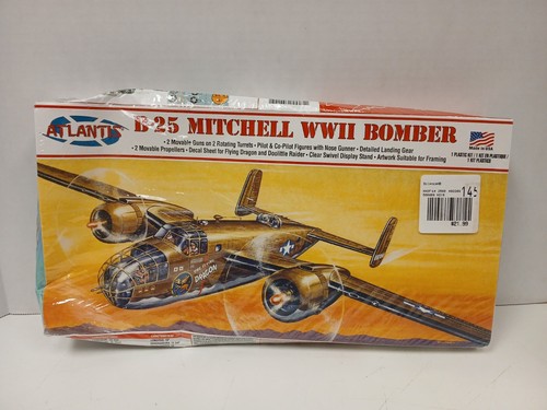 Atlantis B-25 Mitchell WWII Bomber Model H216 Plane, Plastic | eBay