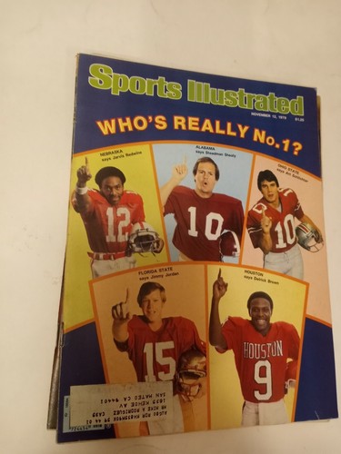 Redwine, Sheely, Schlichter - Sports Illustrated - 11/12/1979 -Football ...