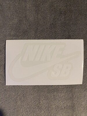 Nike SB White Sticker Authentic - Brand New | eBay