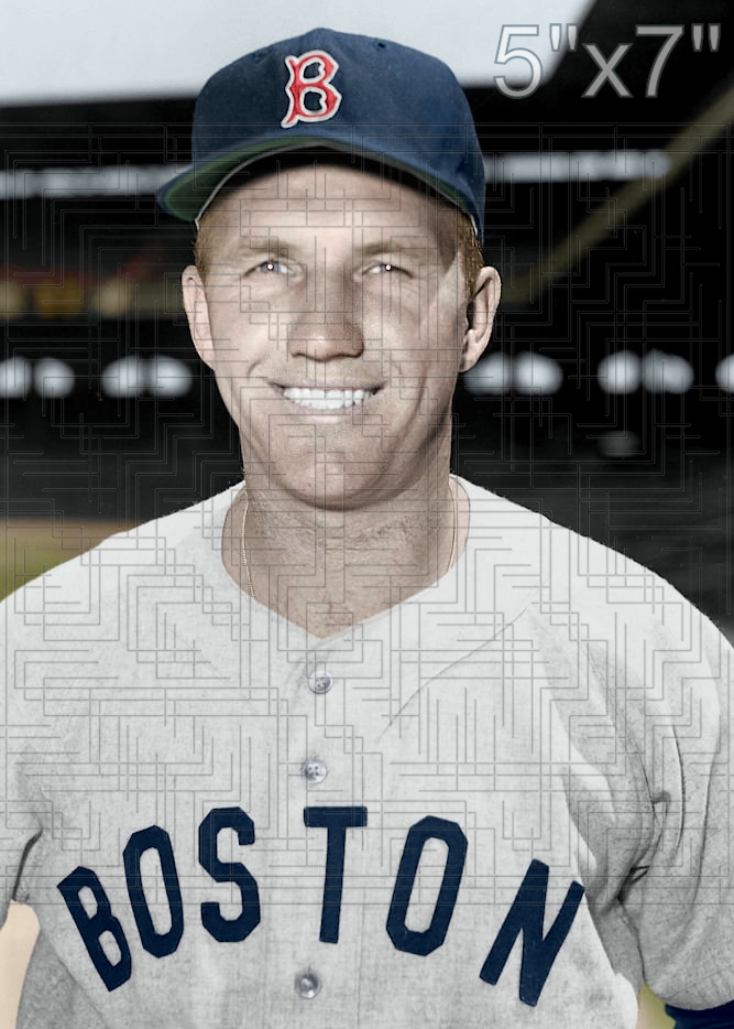 Rudy Minarcin - 1956 Boston Red Sox - choose a size - colorized print ...