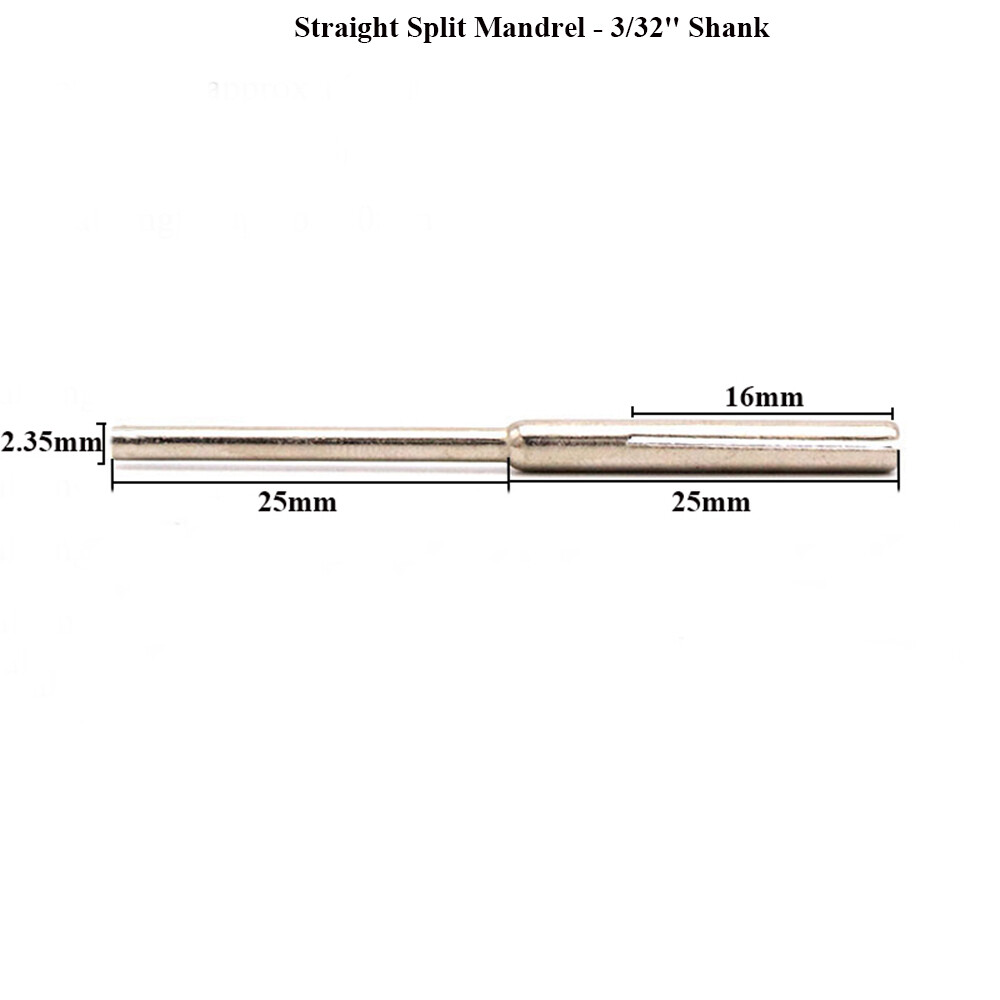Split Mandrel 3/32" or 1/8'' Shank Tapered & Straight for Rotary Tool ...