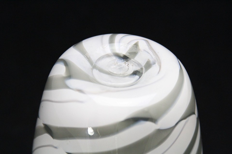 design art glass Vase Charlie Meaker 1981, Montana USA, UK & Denmark ...