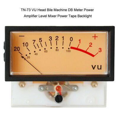 1PC VU Panel Meter TN-73 High Precision VU Meters Header DB Meter Level ...