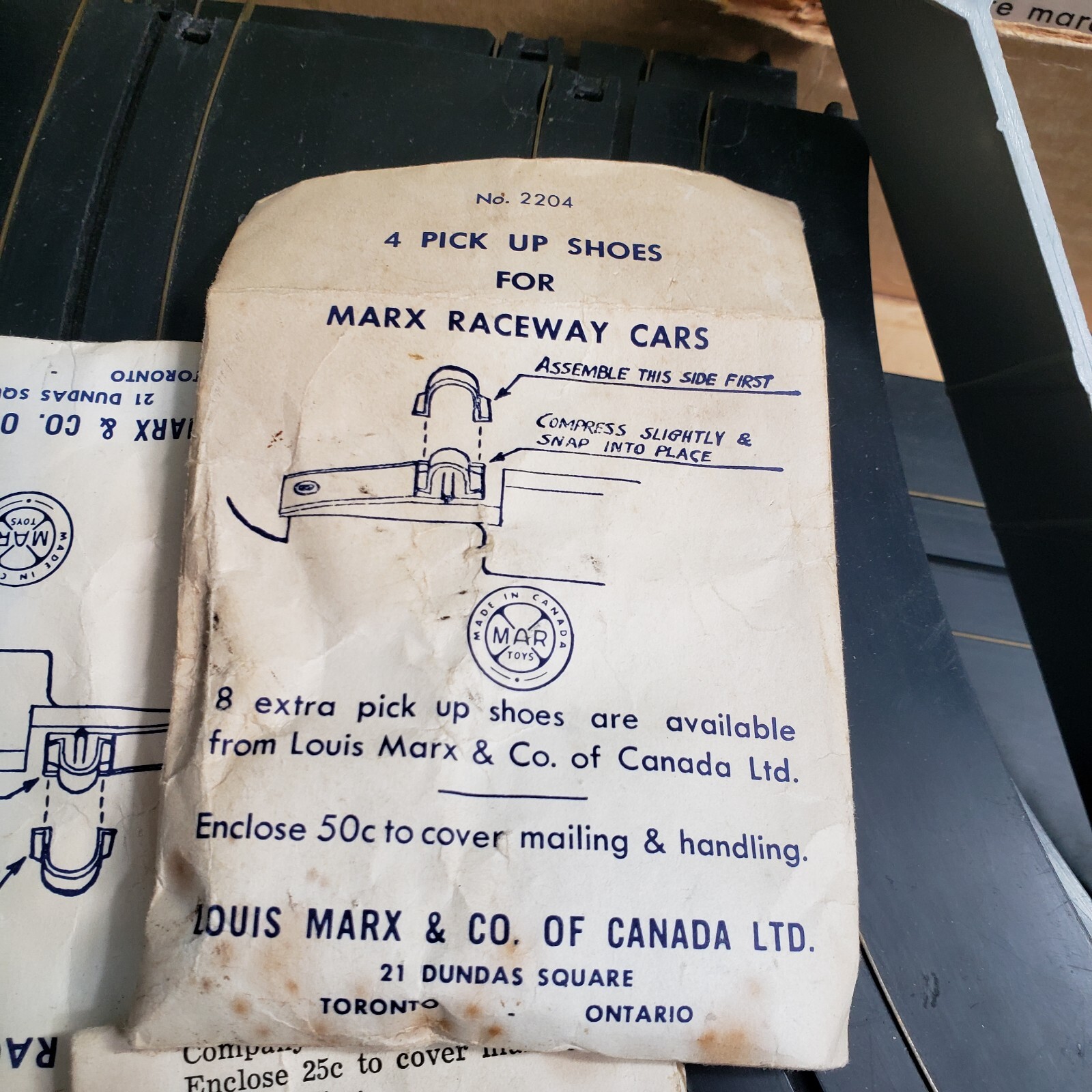 Vintage 1950' Slot Car PLAYFAIR ROAD RACE SET for EATON'S OF CANADA by ...