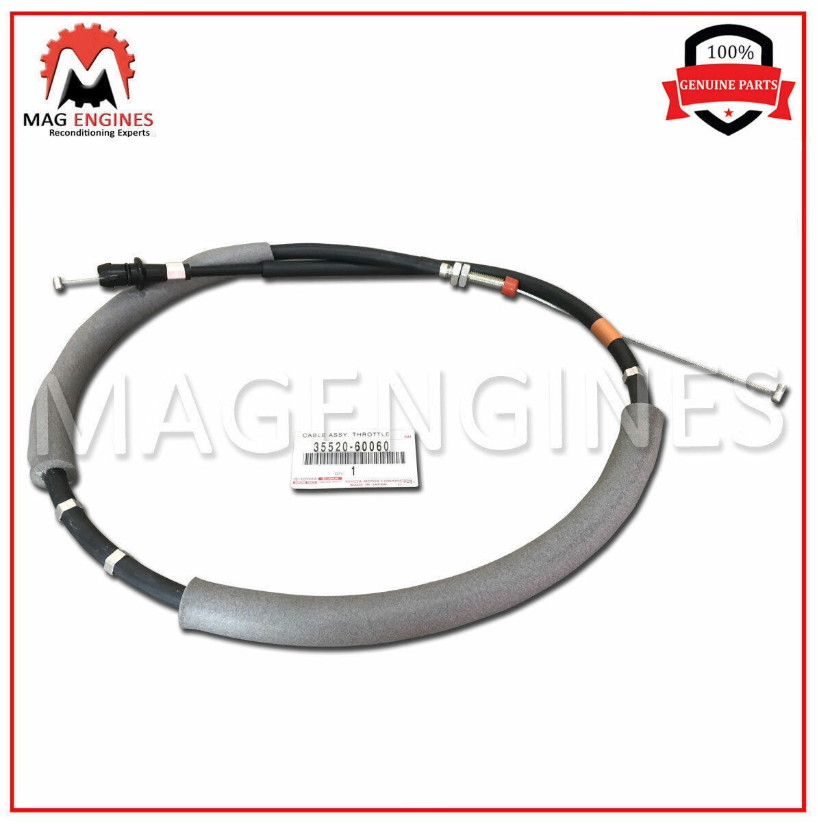 35520-60060 GENUINE OEM THROTTLE CABLE ASSY 3552060060 | eBay