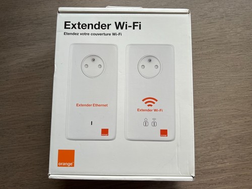Orange Extender Wi-Fi - Kit Deux CPL 500Mbps WiFi | eBay