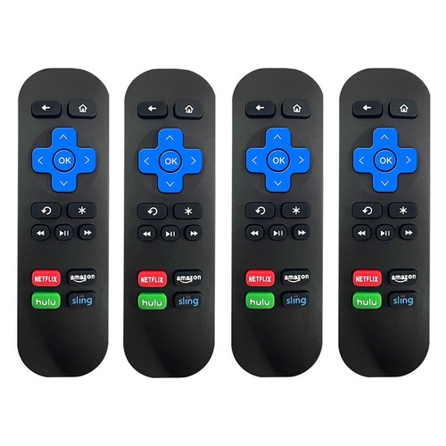 4Pcs Replacement Remote Control for Roku Streaming Box express and ...