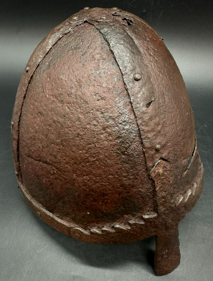 Medieval Viking Iron Helmet with Nose Guard - 9th – 11th C AD | eBay