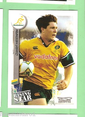 2003 RUGBY UNION CARD #87 DANIEL HEENAN, AUSTRALIAN WALLABIES | eBay ...