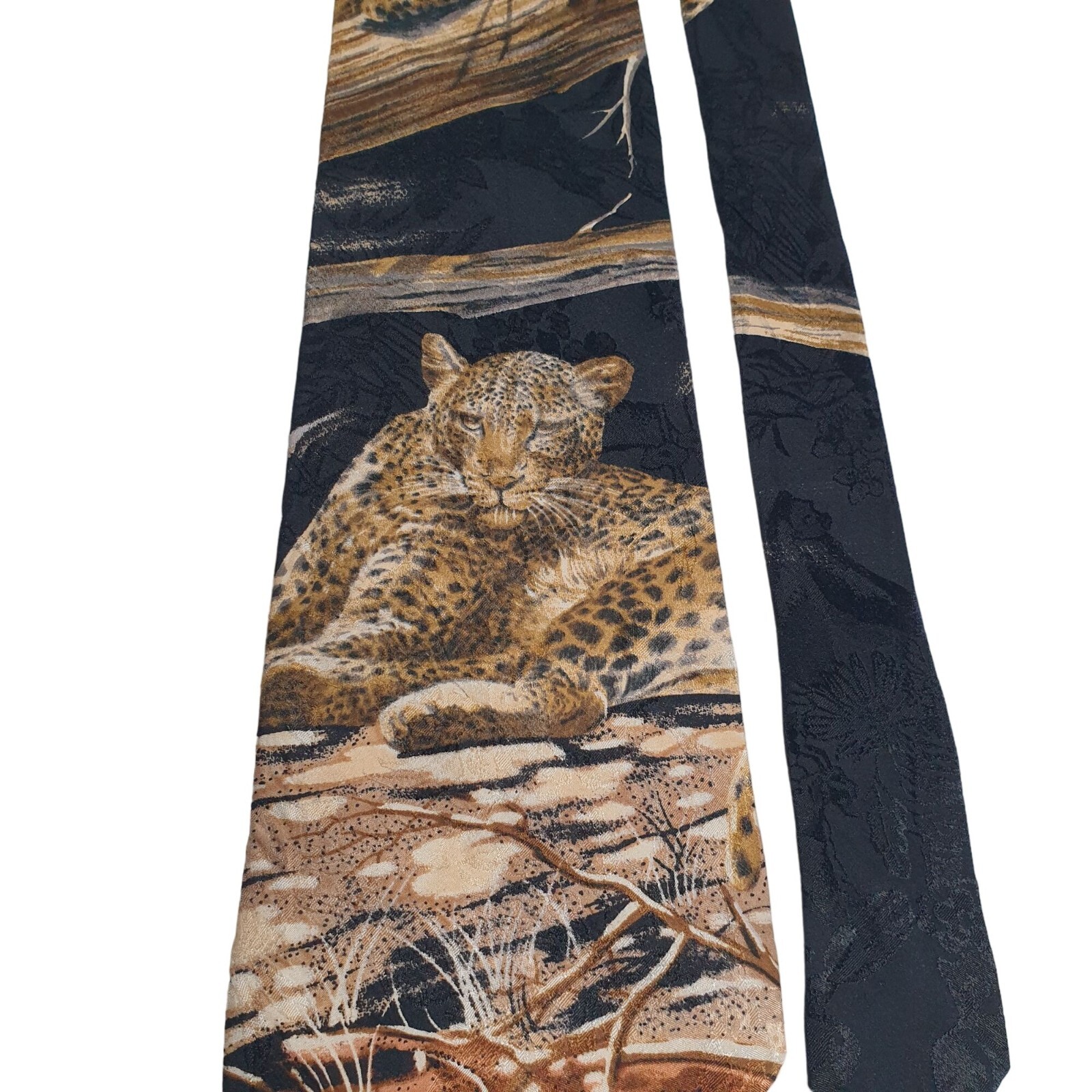 Wembley Endangered Species Leopard Men Necktie Tie De… - Gem
