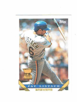 Pat Listach SS-2B Brewers #480 Topps 1993 Baseball Card All Star Rookie ...