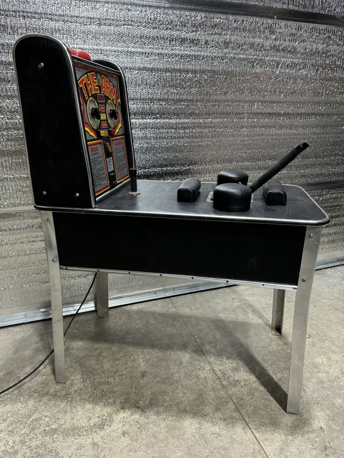 Very Rare Vintage “The Arm” Arm Wrestling Arcade Game Coin-Op Machine ...