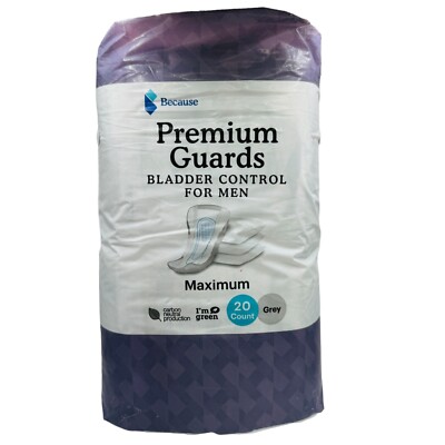 Because for Men – Discreet, Individually Wrapped Bladder Control Liners ...