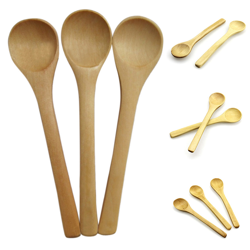 6PCS Set Hot Bamboo Utensil Kitchen Wooden Cooking Tools Spoon Spatula ...