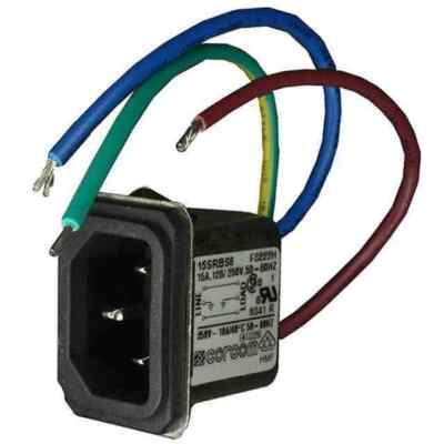 PWR ENT RCPT IEC320-C14 PNL WIRE | eBay
