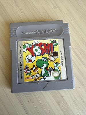 Yoshi (Nintendo Game Boy, 1992) AUTHENTIC Gameboy Tested Working ...