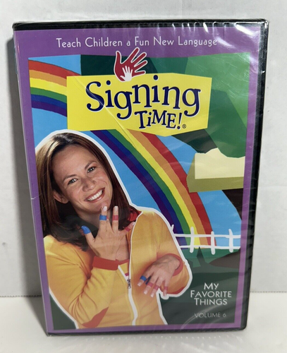 Signing Time Vol. 6 - My Favorite Things (DVD, 2004) NEW SEALED Sign ...