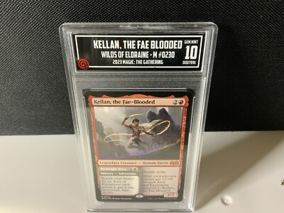 MTG TCCG 10 Kellan, the Fae-Blooded (230/475) Wilds of Eldraine Graded ...
