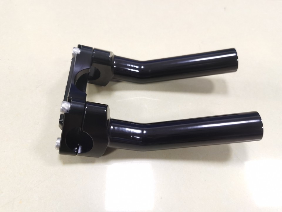 6.5" Pullback Handlebar Risers Top Clamp For Harley Dyna Low Rider FXDL ...