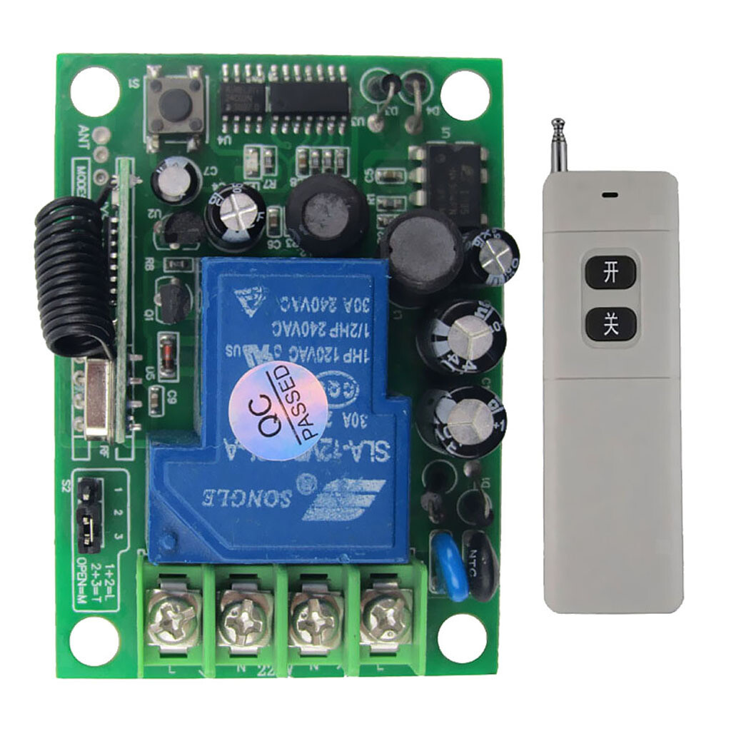 3000m Long Distance RF Wireless Remote Control Switch with Receiver ...
