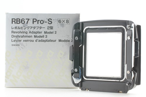 [N MINT Box] Mamiya RB67 Pro S Revolving Film Back Adapter For 6x8 From ...