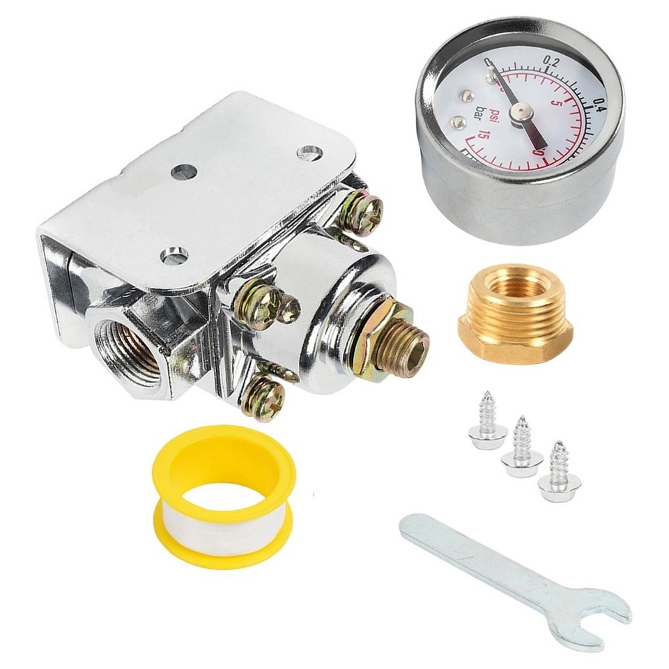 1 In 2 Out Port Low Fuel Regulator 12-804 OE 3/8in NPT Port Adjustable ...