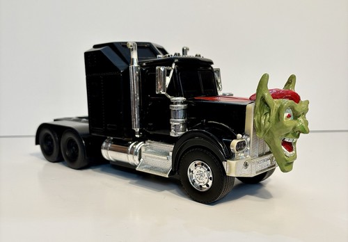 Large 23 3/4” Vintage Maximum Overdrive Semi Truck Black Big Rig Green ...