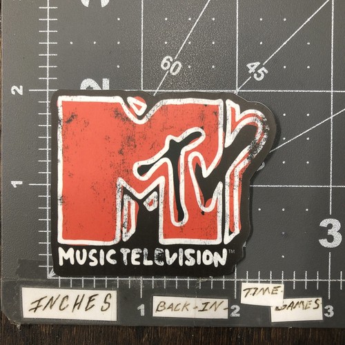 Red And Black MTV Logo Sticker For Skateboard Bottle Guitar Phone Ect ...
