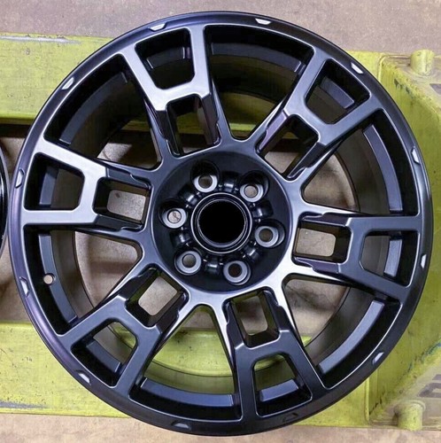 17" Satin Black Wheels For Toyota 4Runner Tacoma GX460 GX470 FJ 6x139.7 17x8 +5 | eBay