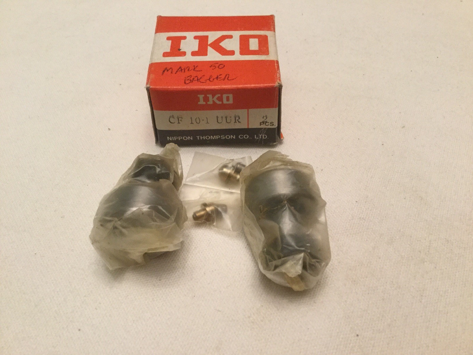 LISTING IS FOR ( 1 box of 2 Cam Followers )-IKO CF10-1UUR Metric Cam ...