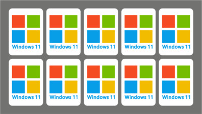 80 Windows 11 stickers Decals for laptops computers | eBay UK