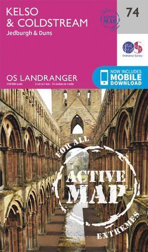 Kelso & Coldstream, Jedburgh & Duns (Map) OS Landranger Active Map (UK ...