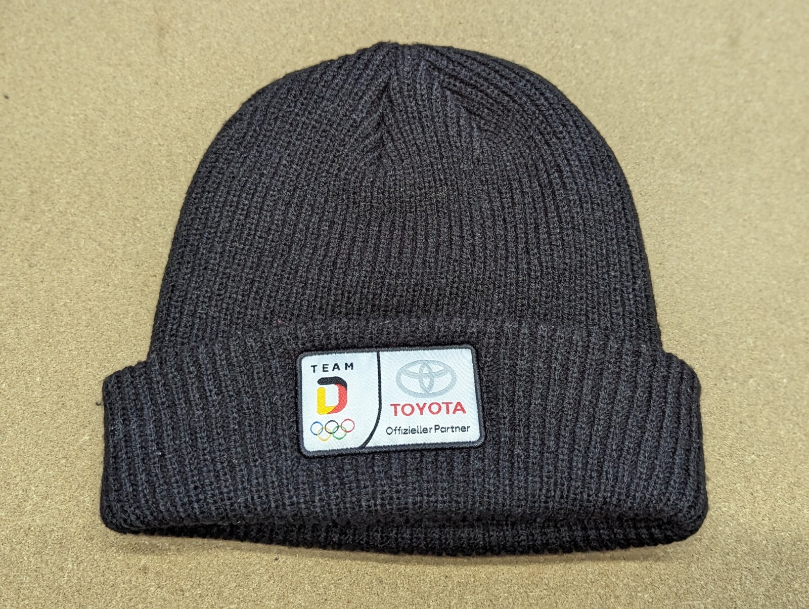 Olympic Team Germany Beanie Hat One Size Ribbon Sports Toyota Cuffed | eBay