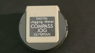 TESTED GOOD JOGGING METER VINTAGE COMPASS JOG OLYMPIAN With METAL CLIP ...