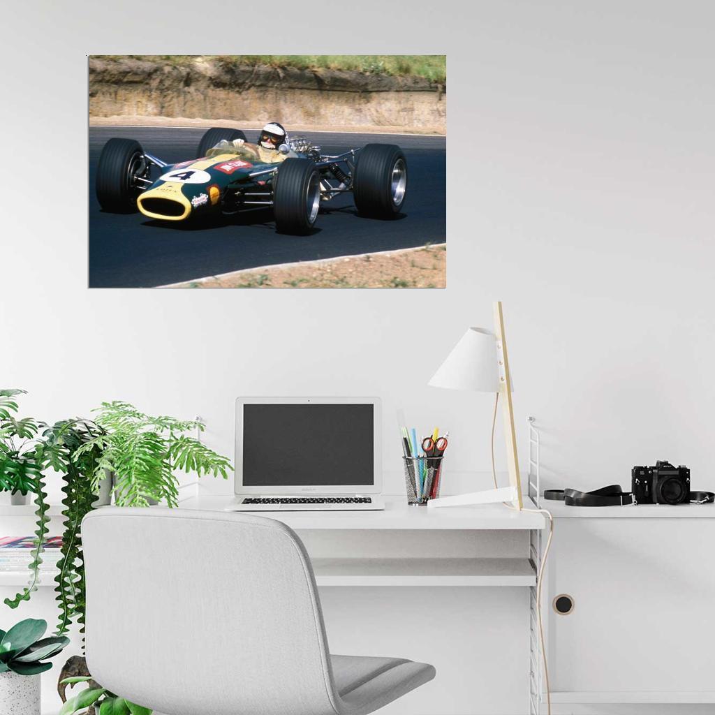 525700 JIM CLARK Formula One 1 Racing in 24x18 WALL PRINT POSTER | eBay