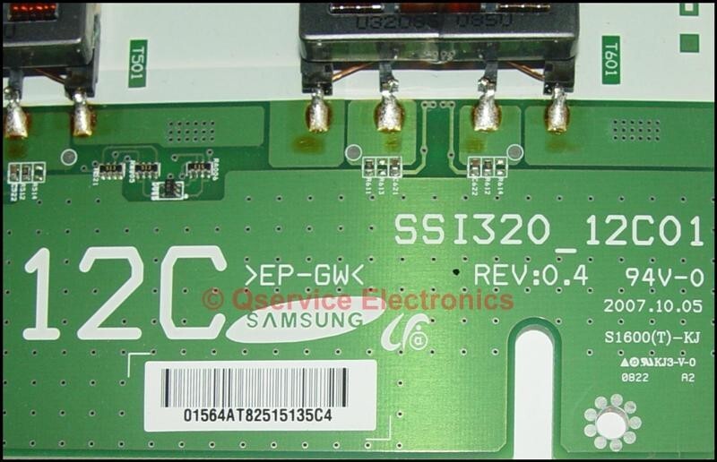 SONY KDL-32V4730 TV Backlight Inverter Board SSI320_12C01 | eBay