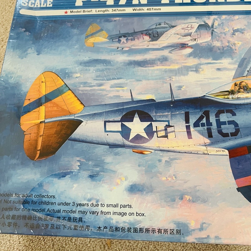 [NEW, SEALED] Trumpeter 02265 1:32 P47N Thunderbolt Fighter Plastic ...