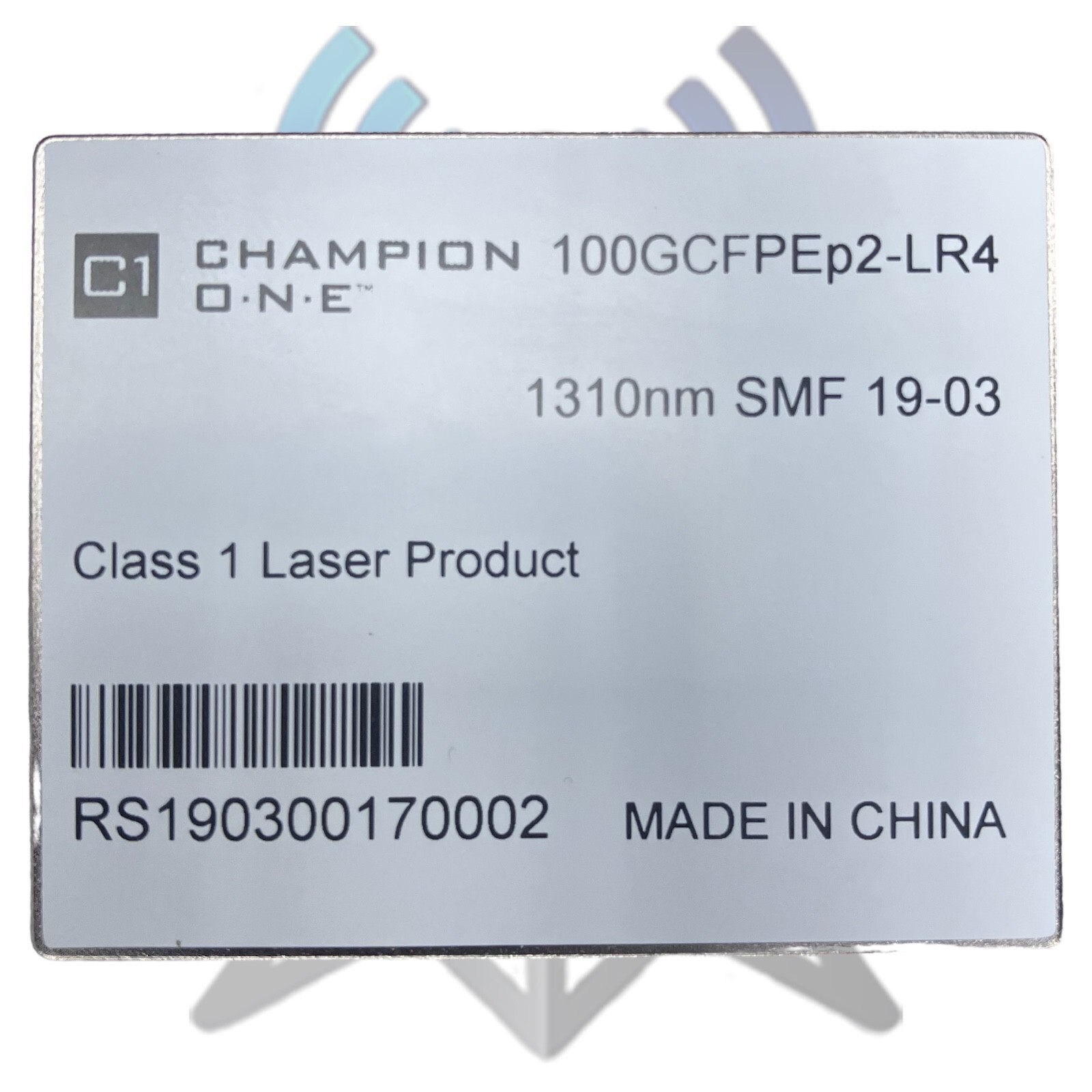 Champion One, 100GCFPEp2-LR4, IPU3BF6ATA, CFP-100G-LR4 Module, *AF1924 ...