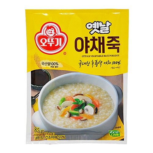 Ottogi Korean Instant Vegetable Rice Porridge 85g Korean Food for sale ...