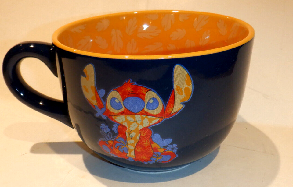 Disney LILO & STITCH Large 24 oz. Stoneware Soup Mug Dishwasher ...