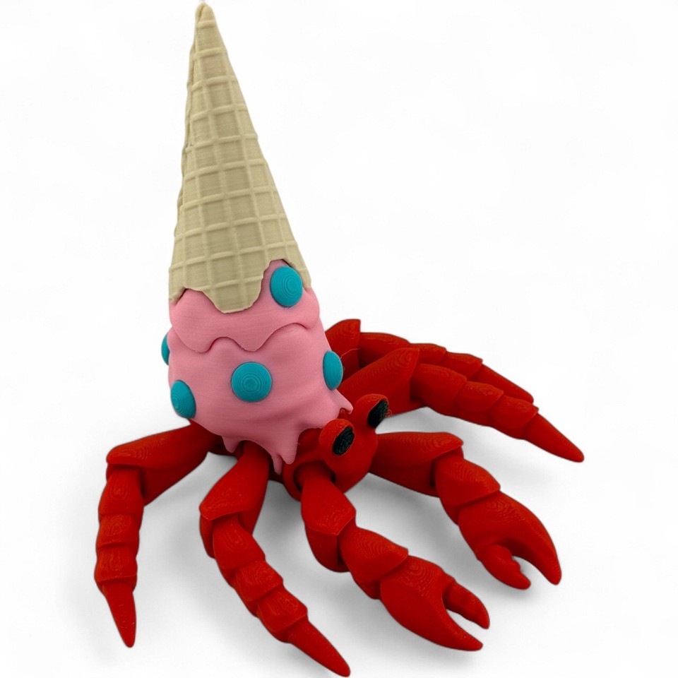 3D Printed Hermit Crab Ice Cream Cone | eBay