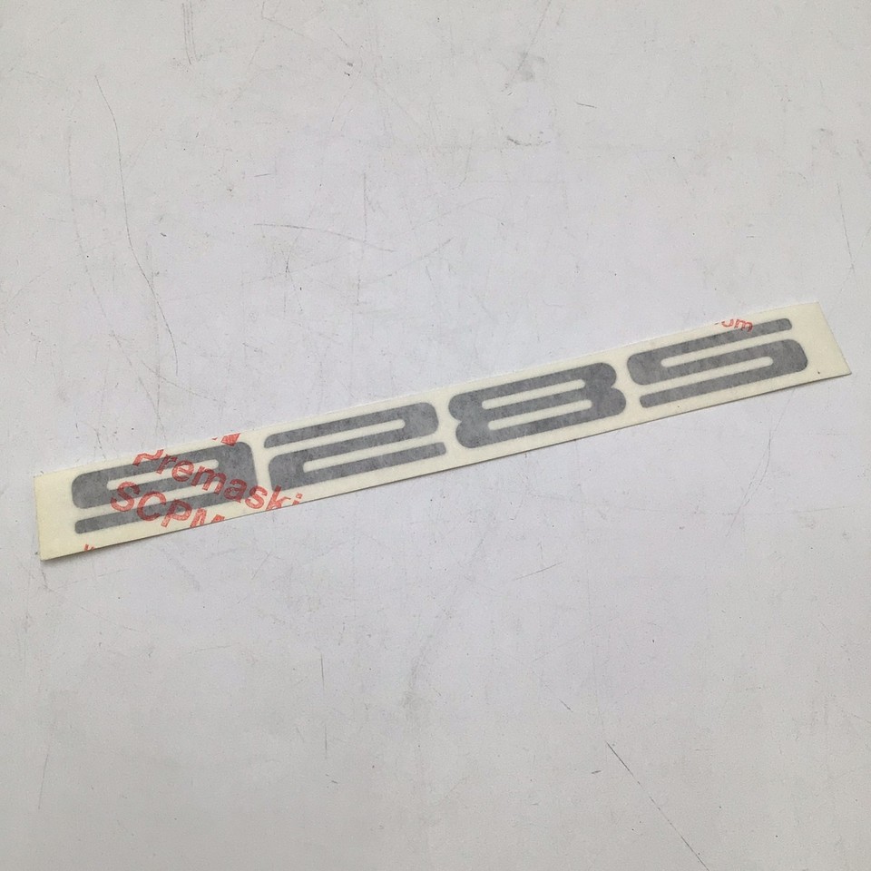 928 International Porsche 928 S Decal, Dark Grey Model Number #928 505 ...