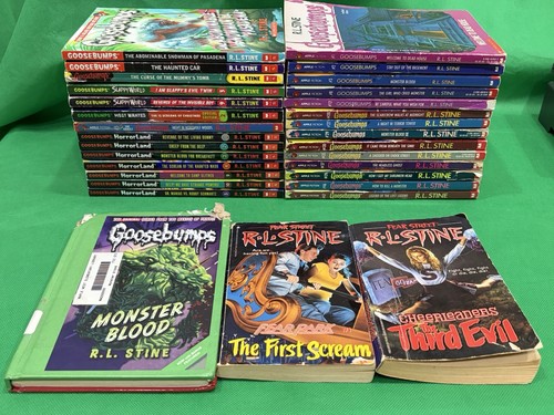 Lot of 31 Goosebumps Paperback Books Vintage & Reprints R.L. STINE Fear ...